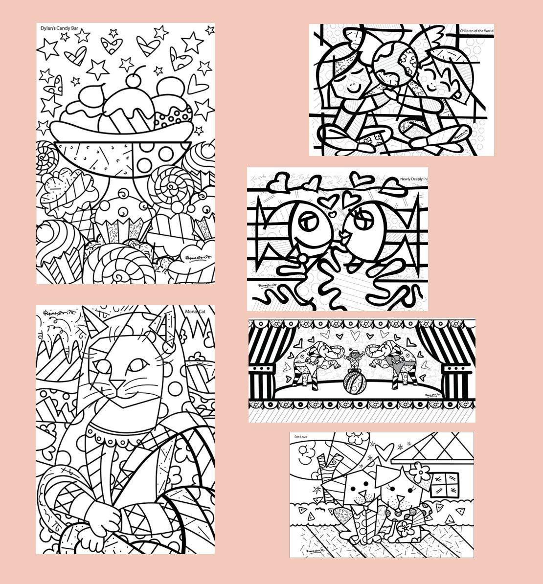 Britto Coloring Sheets [2025]
